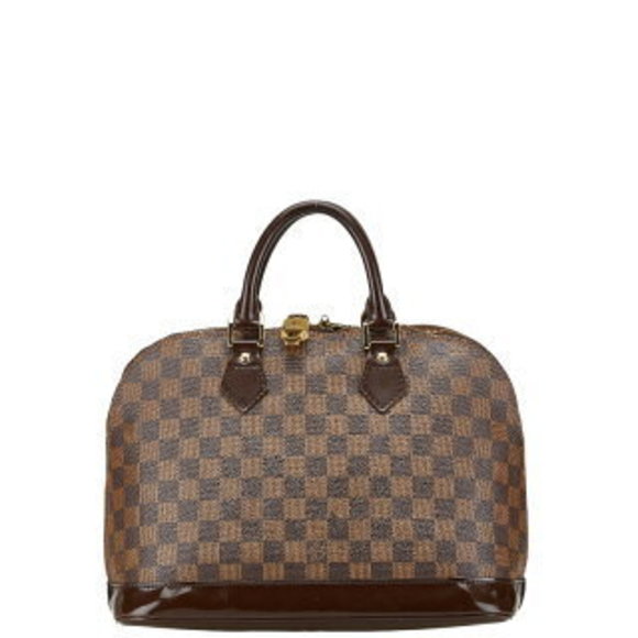 Louis Vuitton | Bags | Louis Vuitton Damier Alma Pm Handbag Brown ...